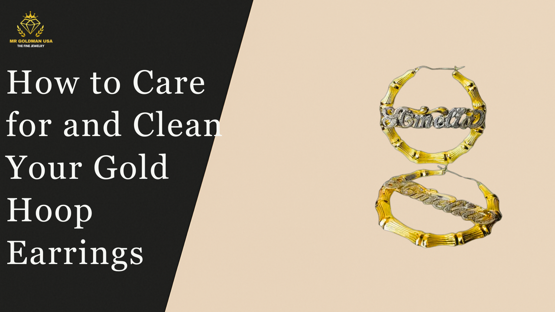 How to Care for and Clean Your Gold Hoop Earrings – MR Goldman USA