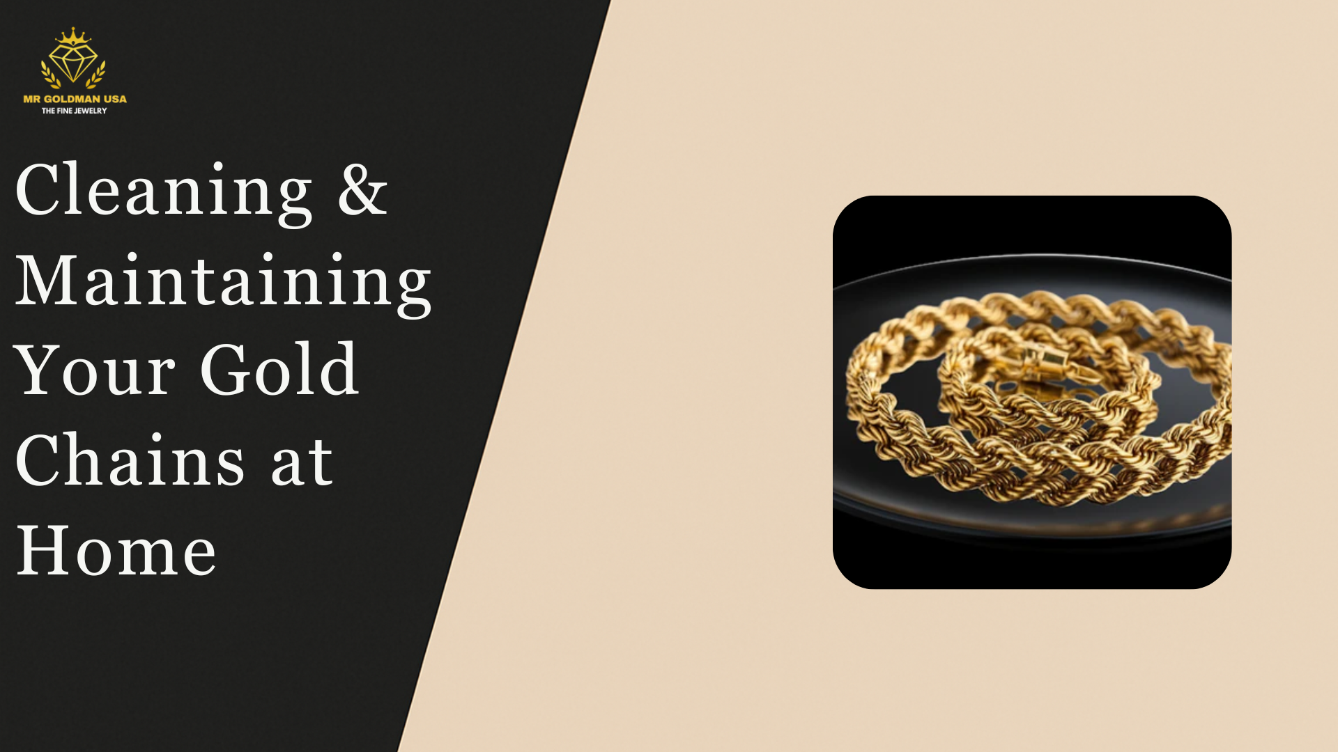 How to clean and maintain your gold chains at home – MR Goldman USA