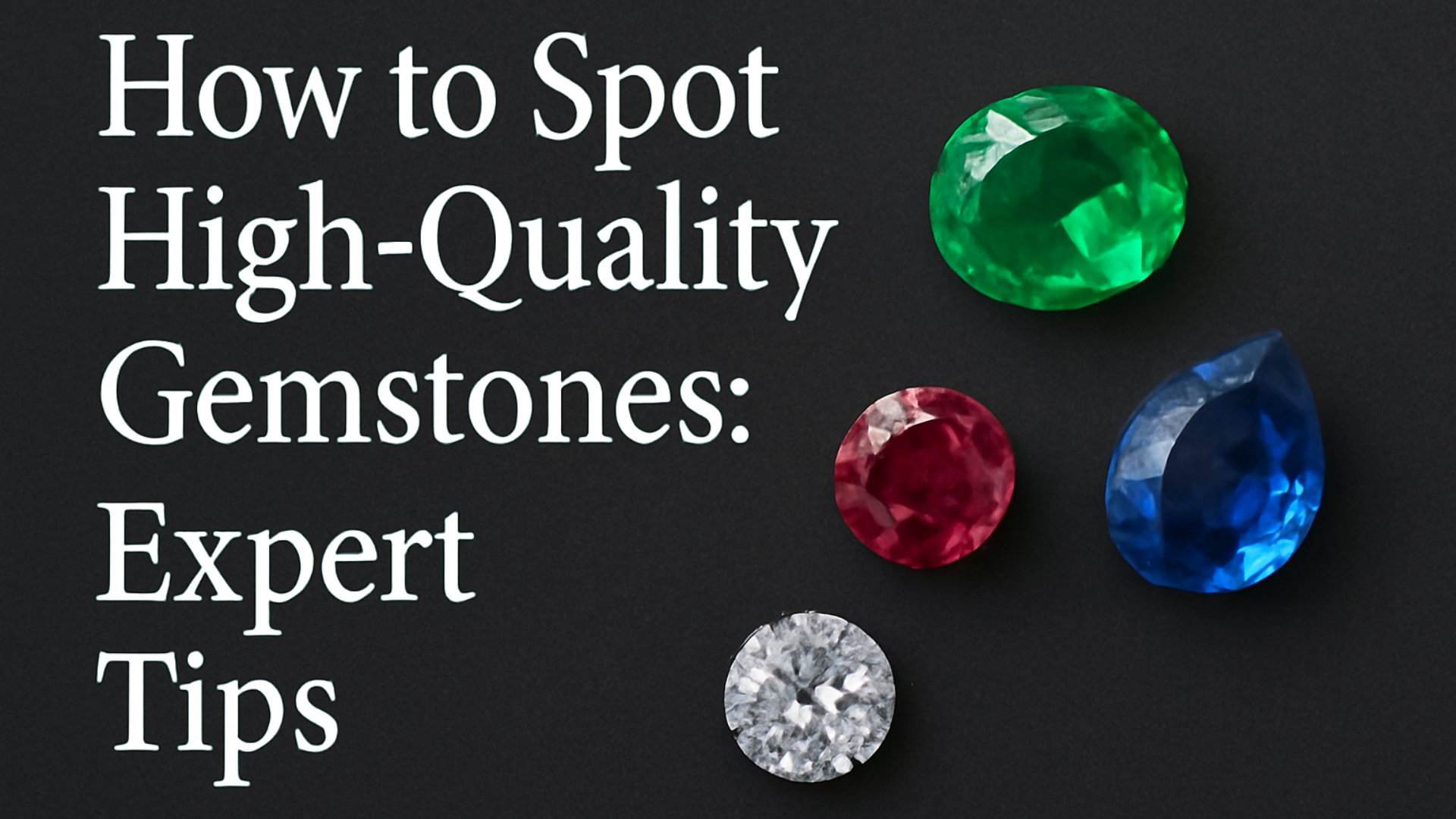 How to Spot High-Quality Gemstones: Expert Tips – MR Goldman USA