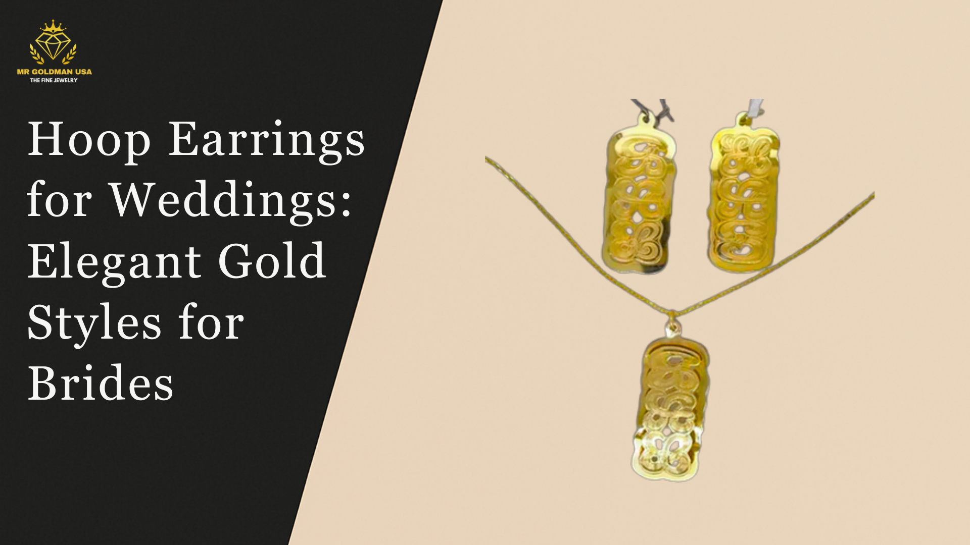Hoop Earrings for Weddings: Elegant Gold Styles for Brides – MR Goldman USA