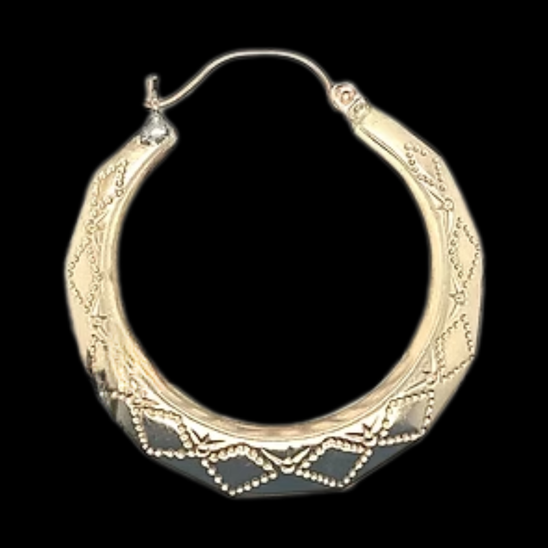 10K SOLID GOLD 1$ SIZE NEW ORLEANS HOOPS5 – MR Goldman USA